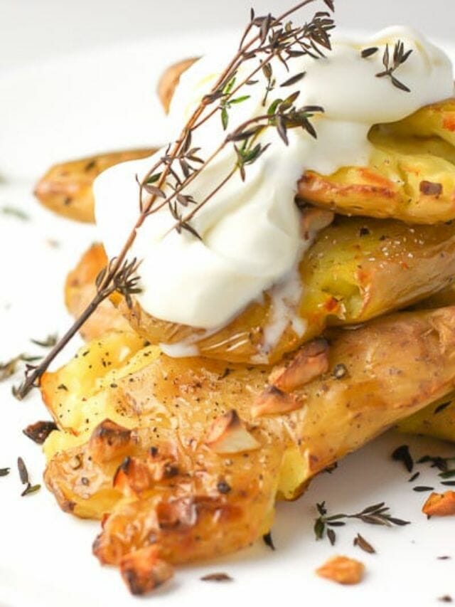 Smashed Roasted Fingerling Potatoes Story - What Should I Make For...